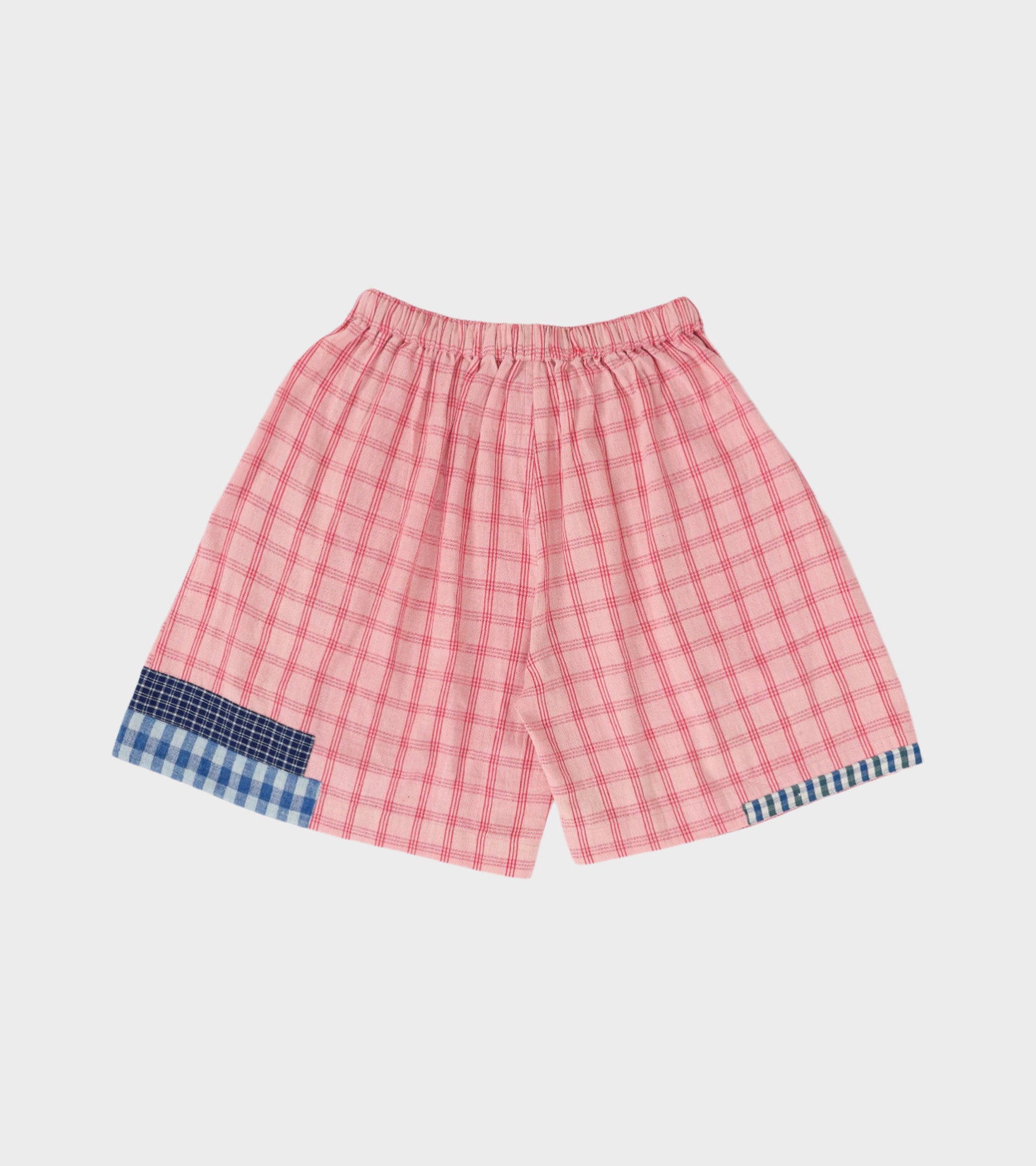 Bridge Shorts Pink Picnic Handloom – Dr. Adams
