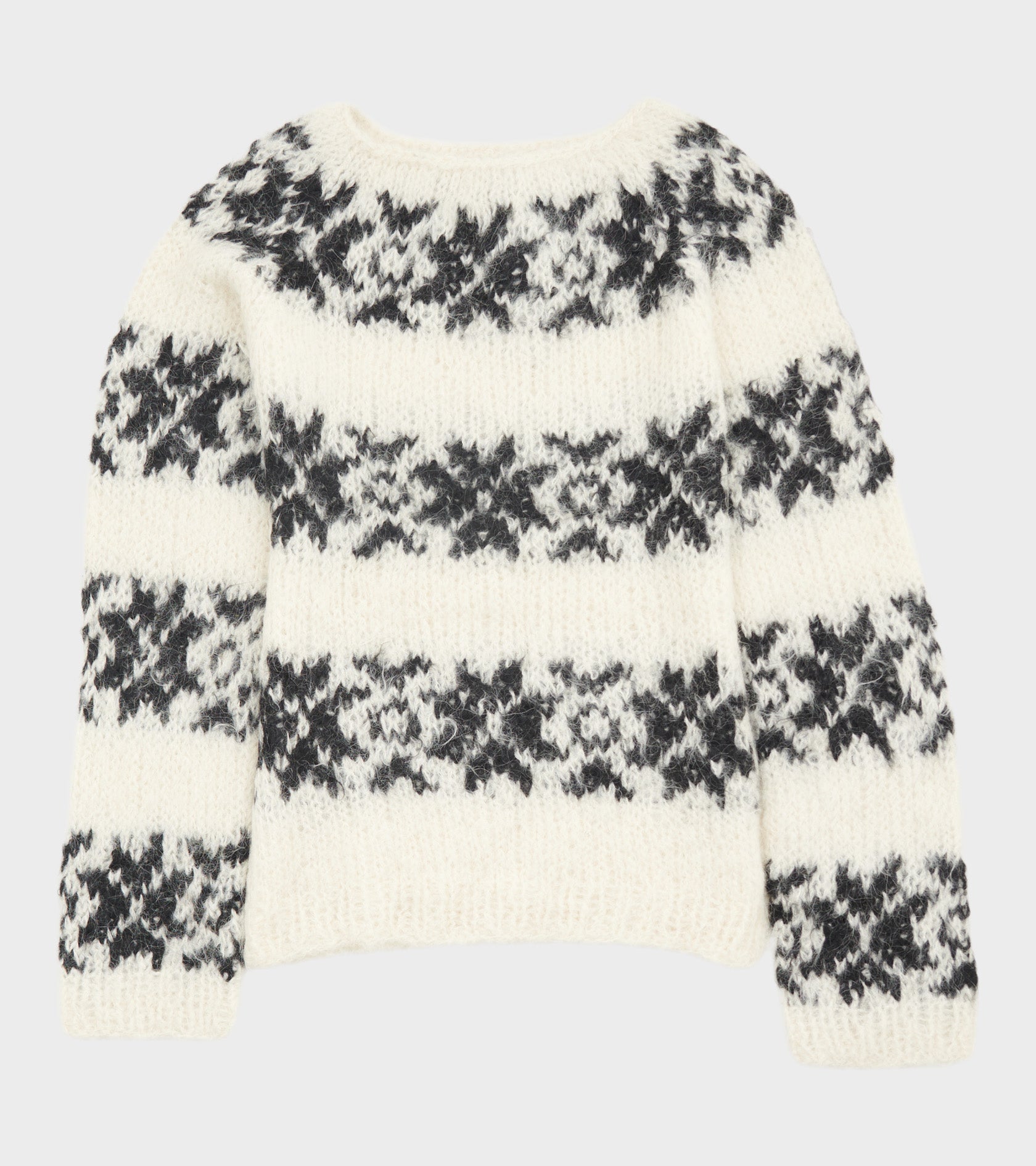 Inka Sweater Off-white/Black – Dr. Adams