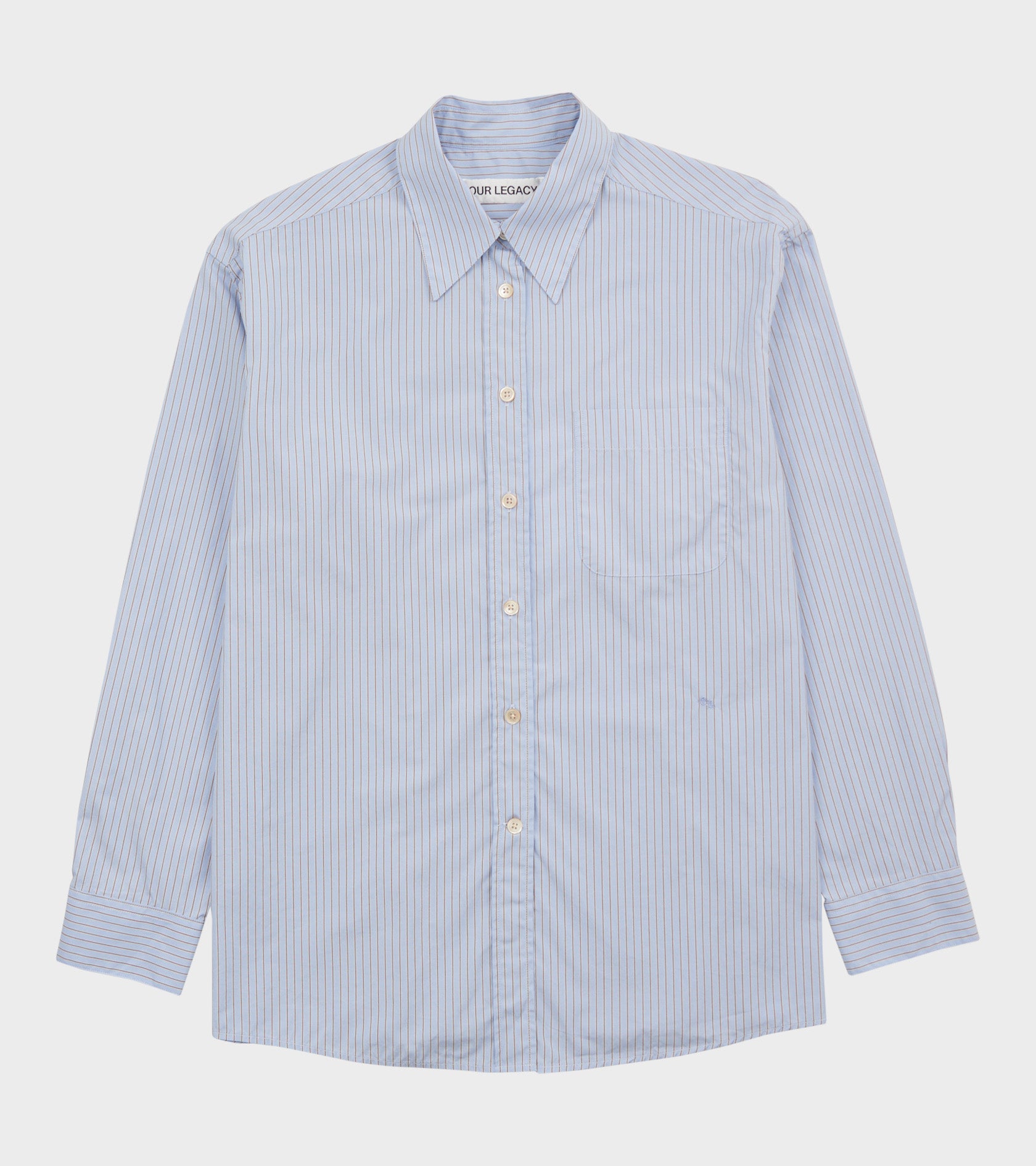 W Precious Shirt Typewriter Stripe Poplin – Dr. Adams