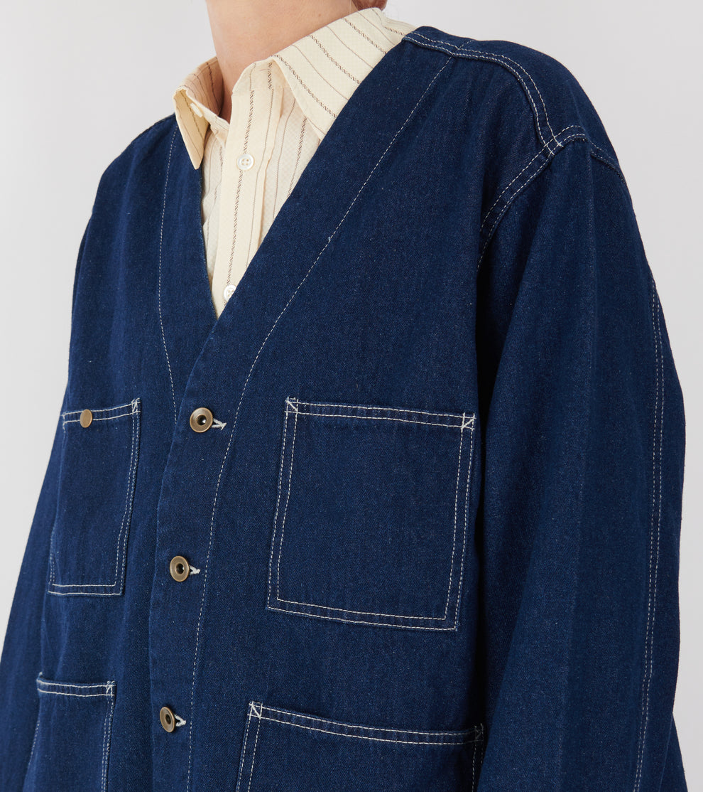 Denim Engineer Jacket Indigo Blue – Dr. Adams